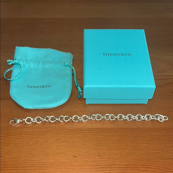 Tiffany & Co. | Accessories | Tiffany Co Silver Round Link Bracelet ...
